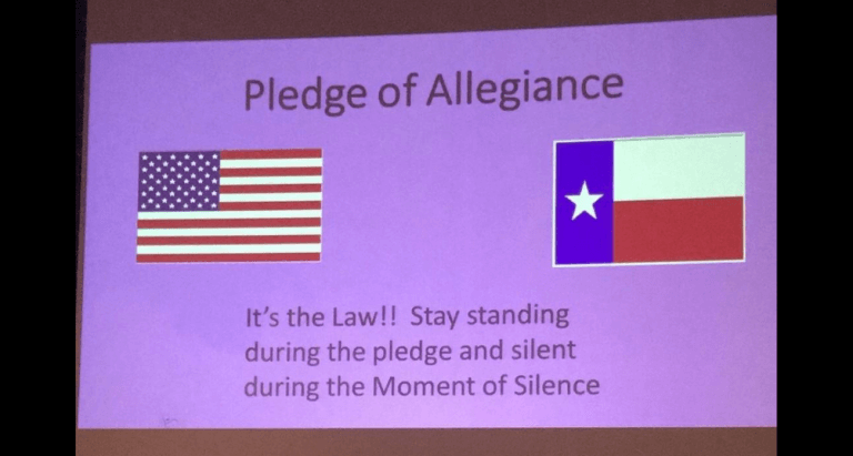 Why Standing for The Pledge Isn't Mandatory » HG